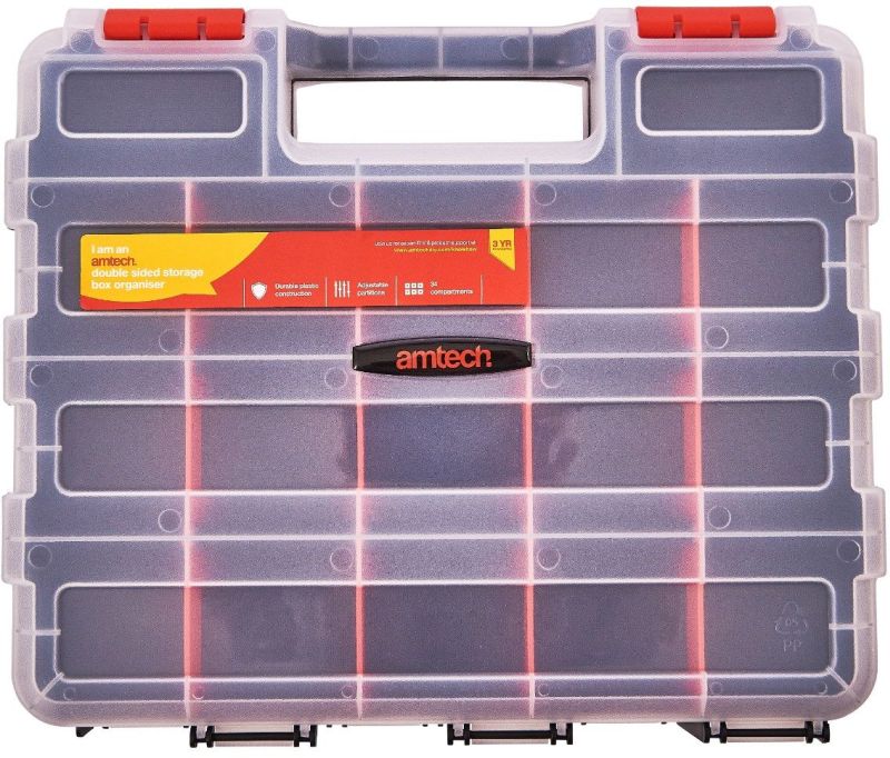 Am-Tech Double Sided Storage Box - Timbermills