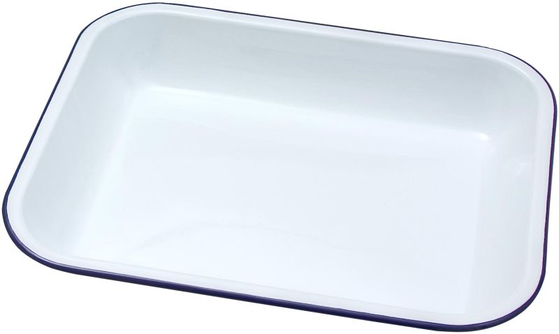 Enamel Bake Pan 34cm - Timbermills