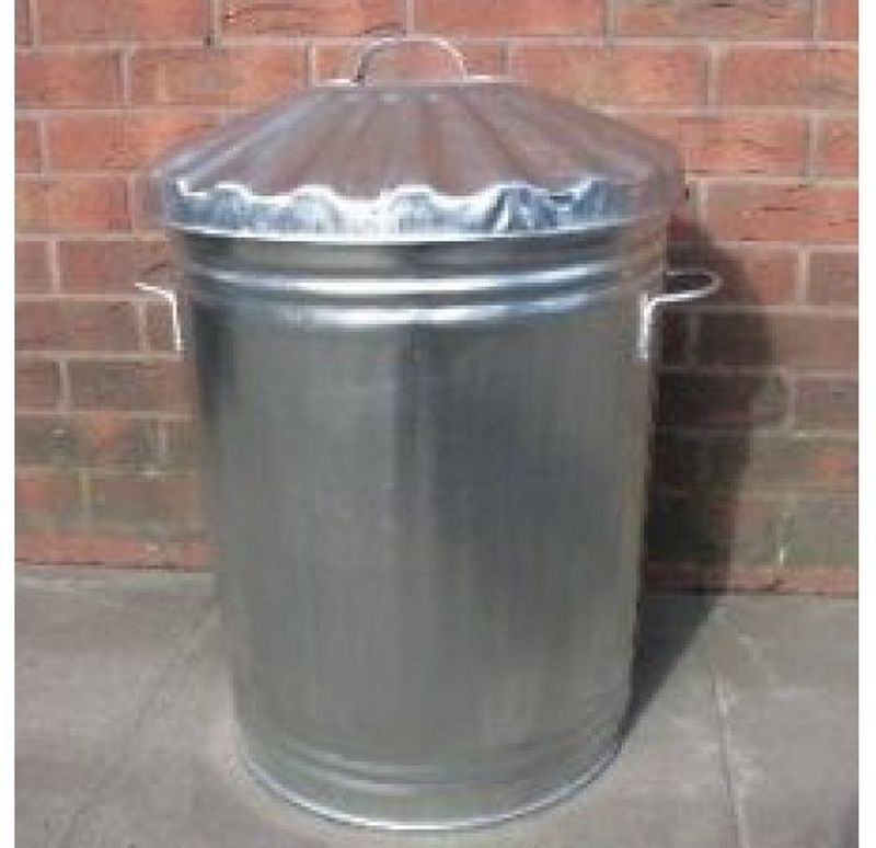 Galvanised Dustbin 85Ltr - Timbermills