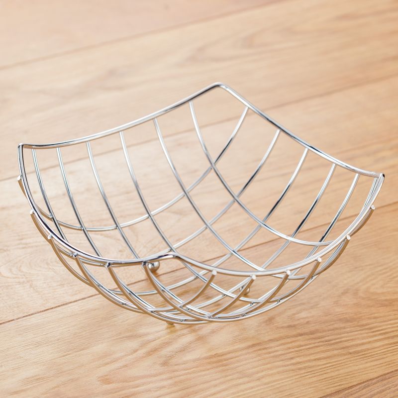 Fruit Basket Chrome 24cm - Timbermills