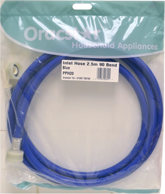 2.5m Washing Machine Hose BLUE - Timbermills