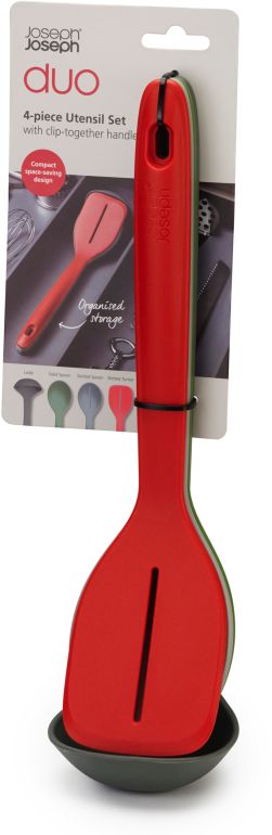 Joseph Joseph Duo 4-Piece Utensil Set - Timbermills