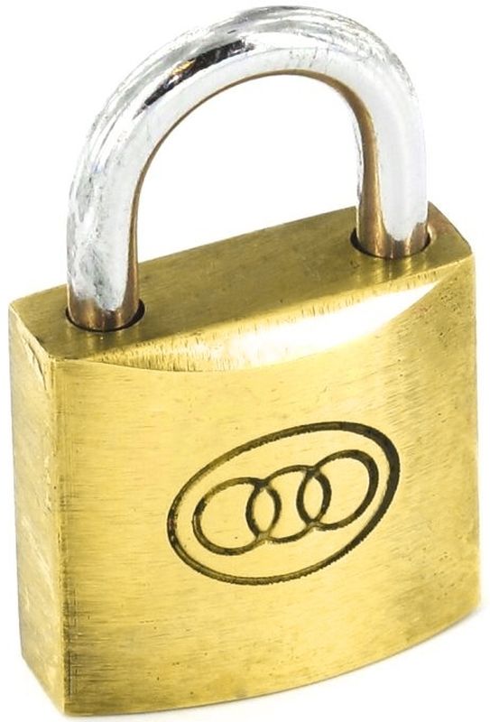 Tricircle Brass Padlock 25mm - Timbermills