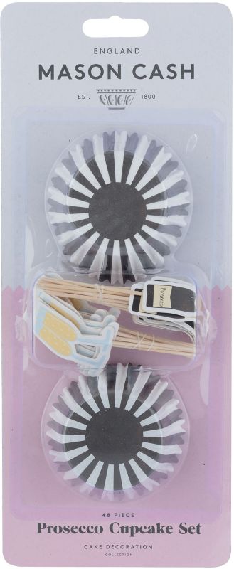 Prosecco Cupcake Cases Toppers - Timbermills