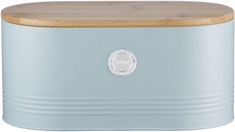 Typhoon Living Bread Bin Blue - Timbermills