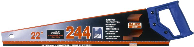 Bahco 244 Hardpoint Handsaw 550mm - Timbermills