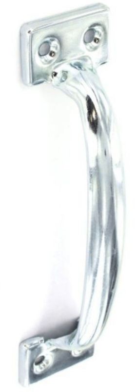 Pull Door Handle Galvanised 200mm - Timbermills
