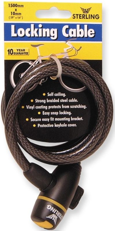 Sterling Self Coiling Locking Cable - Timbermills