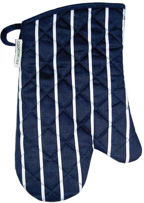 Navy Striped Kitchen Gauntlet - Timbermills