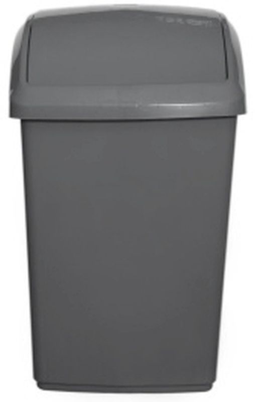 Swing Bin 10Ltr SILVER - Timbermills